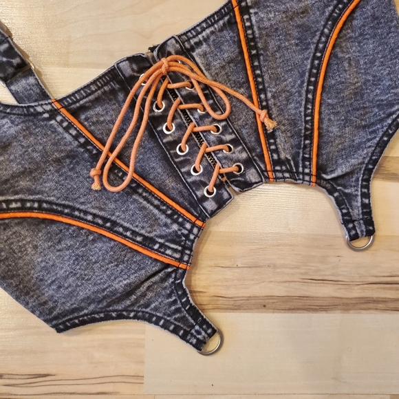 Dolls Kill | Tops | Rare Unreleased Darker Wavs Sample Fader Corset In ...